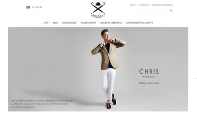 Hackett embarks on web optimisation programme | News | Retail Technology